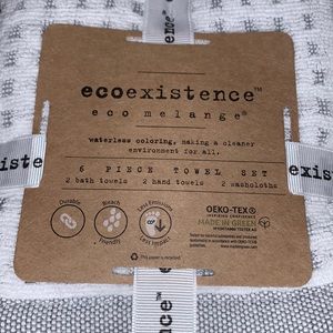 ecoexistence | Bath | Ecoexistence Eco Melange Cotton Towel Set 6piece ...